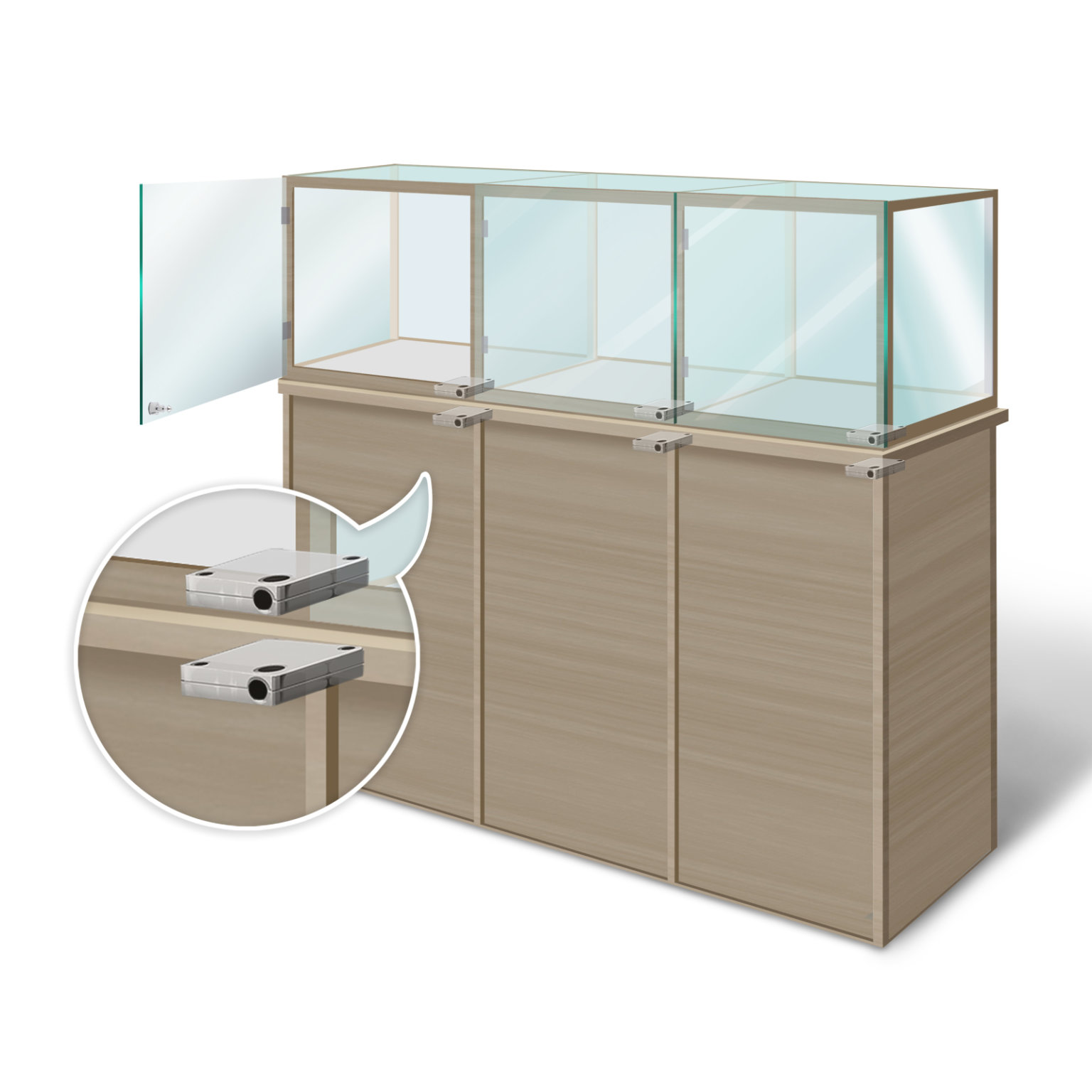 PS locks - electronic locks for furniture with RFID & Bluetooth