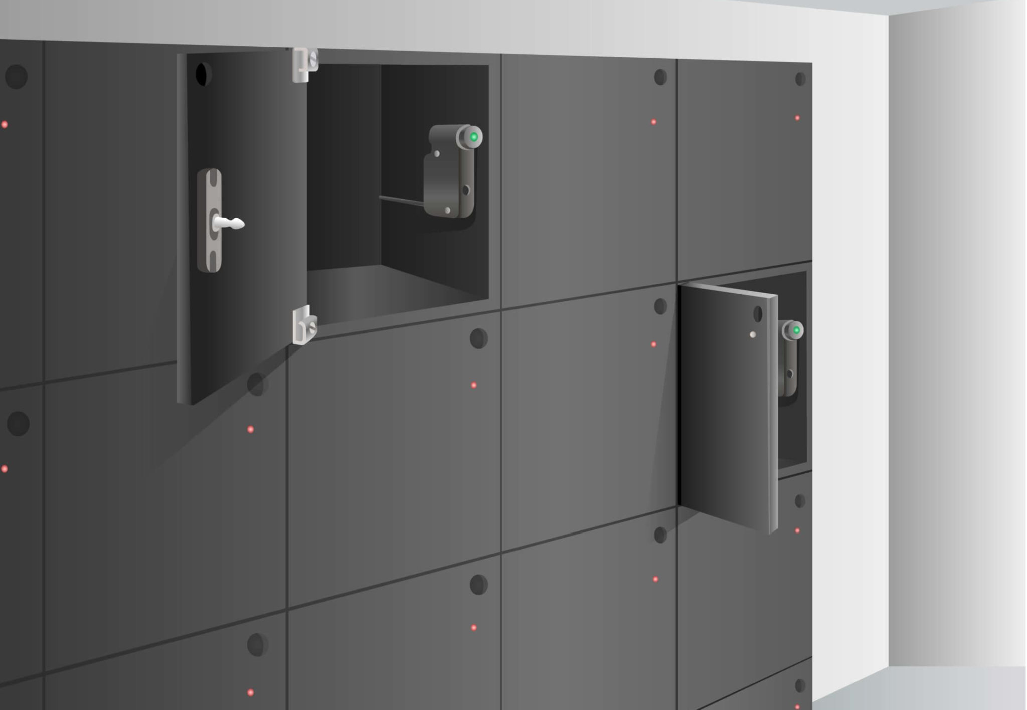 PS locks - electronic locks for furniture with RFID & Bluetooth
